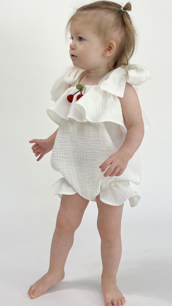 Girls Playsuit Pattern ‘Vanilla Milkshake’ - Dear Billy Patterns