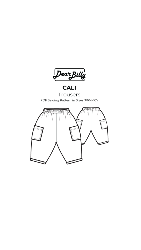 Unisex Oversized Tapered Hem Balloon Pants PDF Sewing Pattern 3/6M-10Y ...